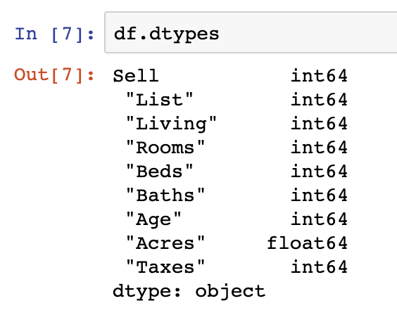 Understanding Pandas DataFrame Column Contents - Data Courses Understanding Pandas DataFrame Column Contents - Data Courses