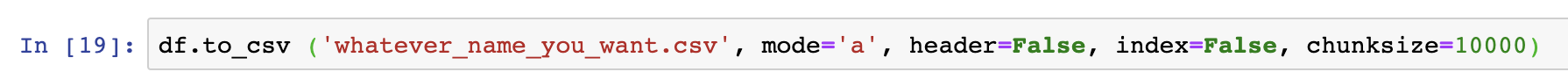 Write A Pandas Dataframe To A Csv File Data Courses