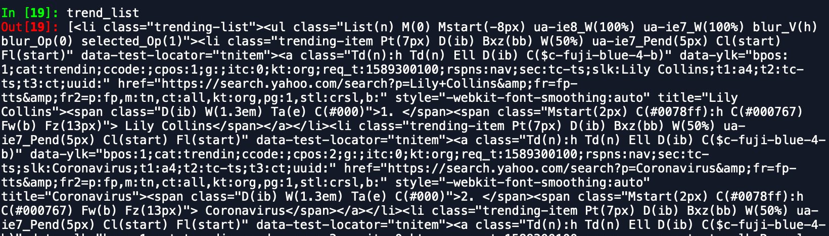 Scraping The Yahoo Trending Widget With Python Data Courses